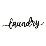The Stupell Home Decor Collection Vintage Laundry Sign Cursive Canvas ...