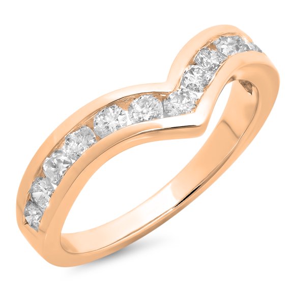 Dazzlingrock Collection 0.45 Carat (ctw) 14k Round White & Blue Diamond ...
