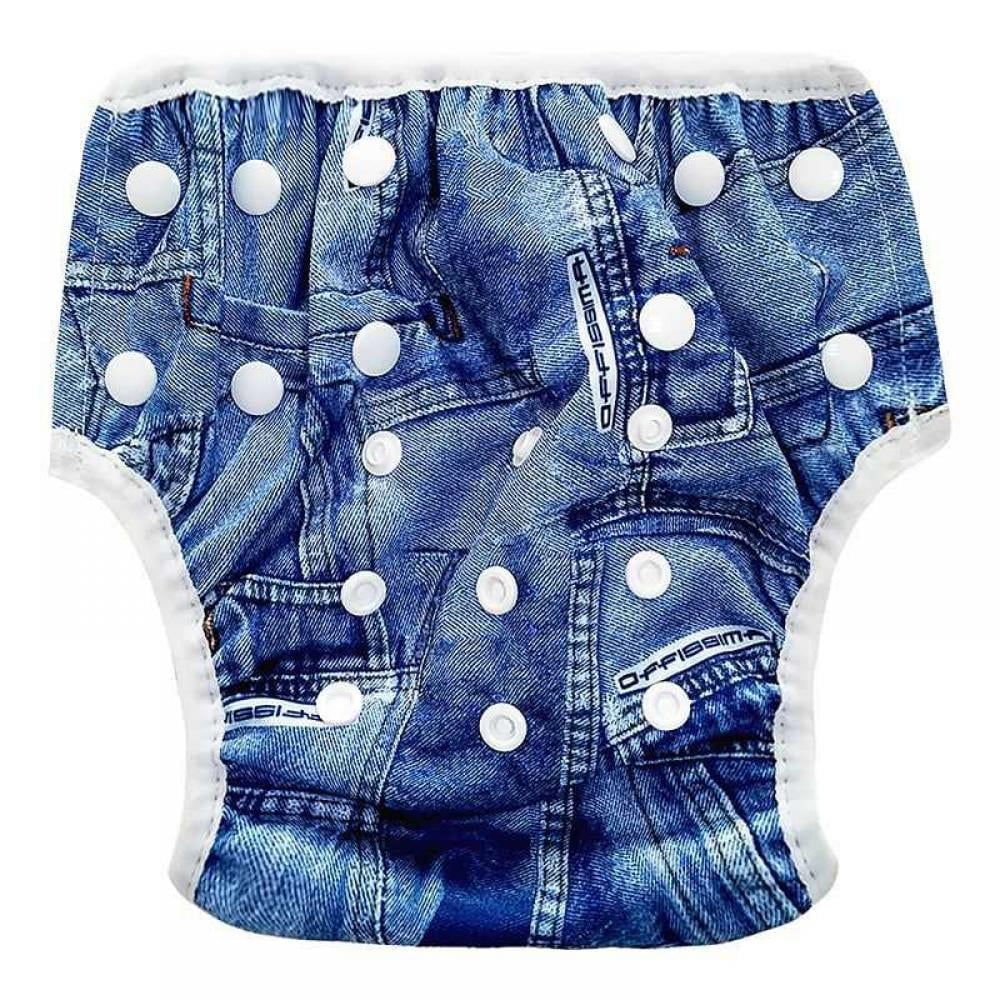 Baby Swim Diapers 0-3 Years Old, Adjustable Water Diapers Waterproof ...