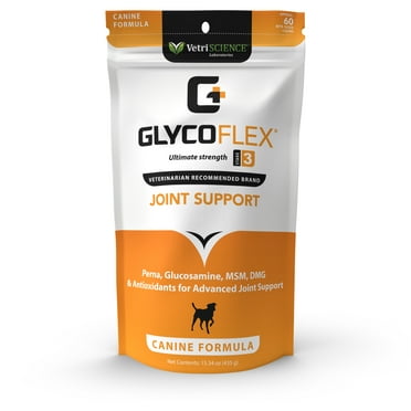 Vetri-Science Laboratories Glyco-Flex 3 Hip and Joint Care Small Dog ...
