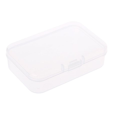 Bail Small Transparent Plastic Storage Boxs Clear Multipurpose Display ...