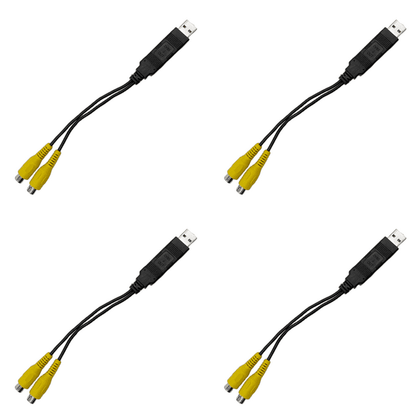 USB A CVBS RCA Video Cable 2 CVBS USB A RCA Cable Car Radio Accesorios | Bodega Aurrera en línea