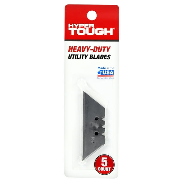 Hyper Tough Heavy-Duty Utility Blades, 5 Count - Walmart.com - Walmart.com