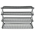 4-Tier Collapsible Cooling Rack Baking Cookie Rack Stackable Cooling ...