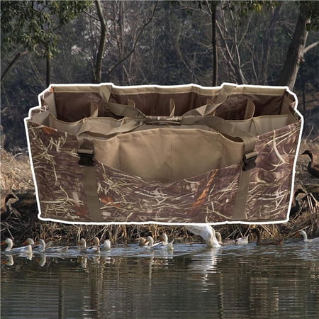 12 Slot Duck Decoy Bag Adjustable Shoulder decoy bag 12 Strap Dirt ...
