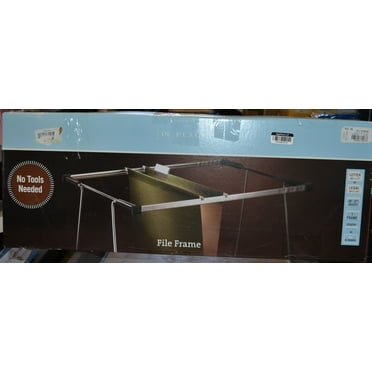 Business Source Premium File Folder Frames - Letter - Metal - Stainless ...