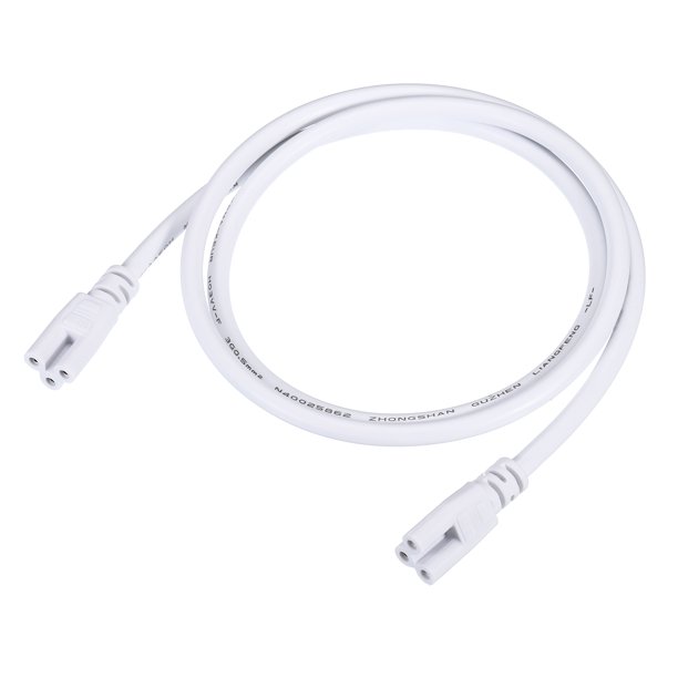 Uxcell T5 T8 LED Tube Connector Round Cable 100CM Female to Female ...
