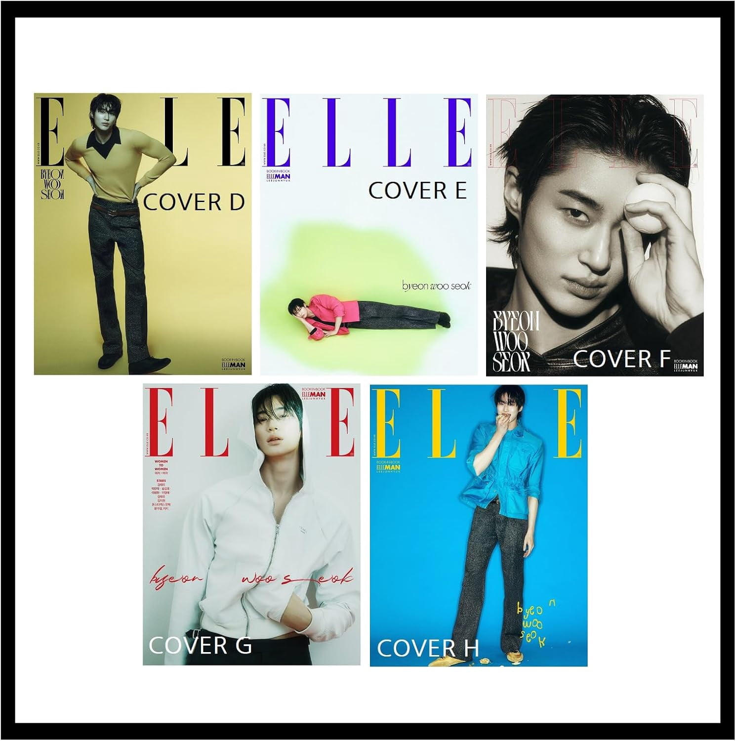Elle Korean Magazine March 2025 Byeon Wooseok (Cover D ver.) - Walmart.ca