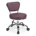 Madison and Park DAYTON Short Stool Rolling Stool with Adjustable ...