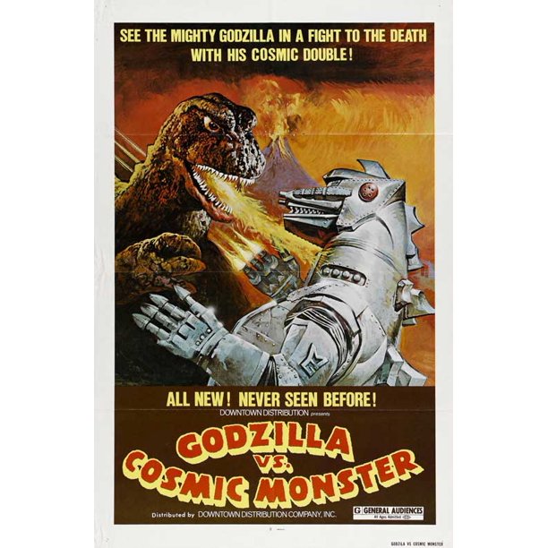 Godzilla vs. Bionic Monster - movie POSTER (Style B) (27" x 40") (1974 ...