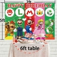 Super Mario Party SuppliesBackdrop Background Banner Poster Movie Theme ...