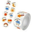500Pcs Cartoon Motivational Sticker Reusable Waterproof PVC Sticker For ...
