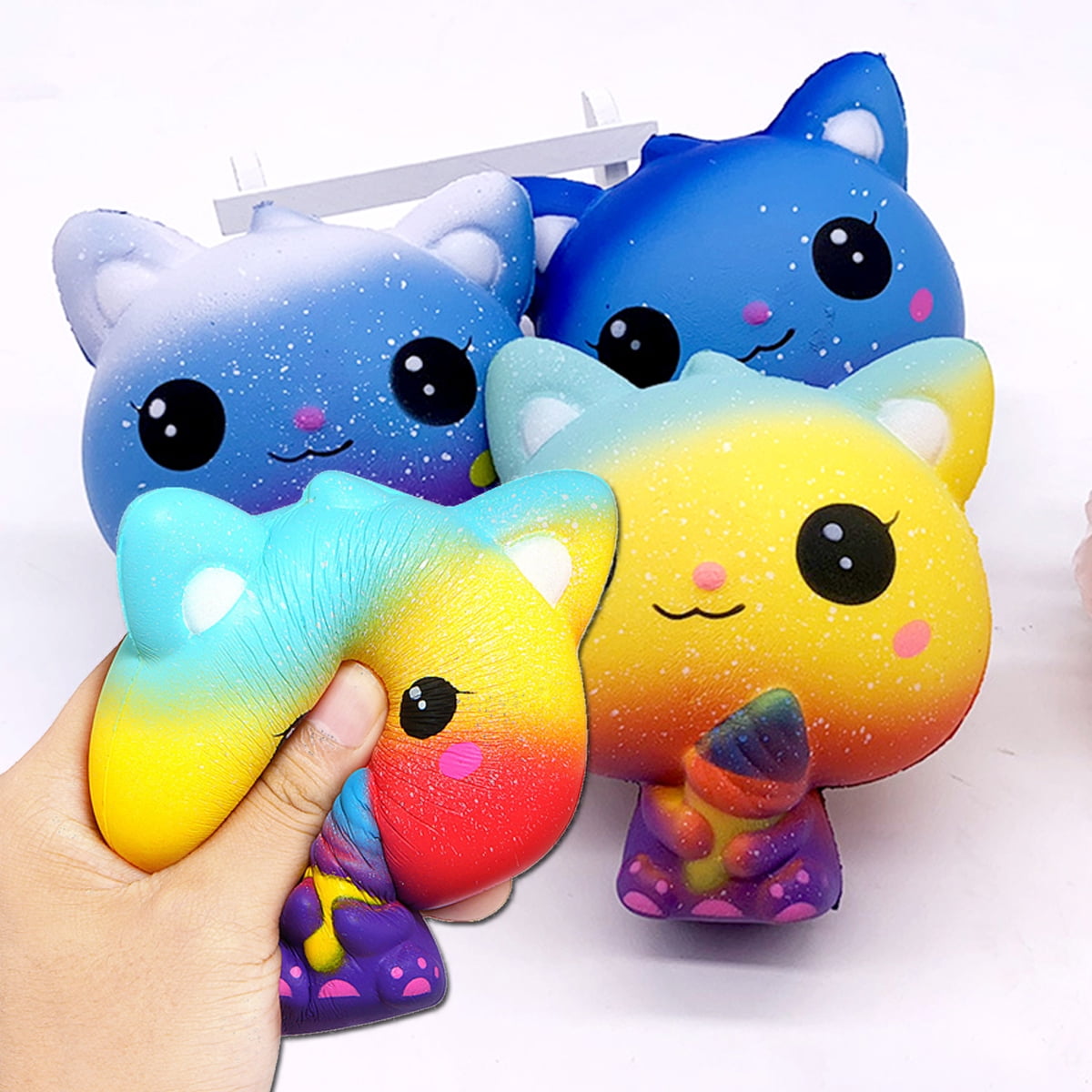 Travelwant 3Pcs/Set Angry Cat Stress Relief Toys,Pinch, Squeeze,Relieve ...