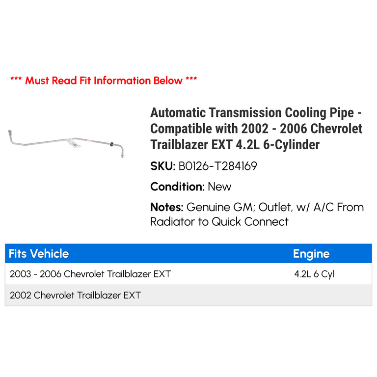 2005 Chevy Trailblazer Transmission