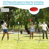 KOVOT Flying Disc Game Set Outdoor Yard Games for Adults and Kids Fun ...