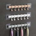 Multifunction Kitchen Storage Hook Cupboard 6 Hook Home Organizer ...