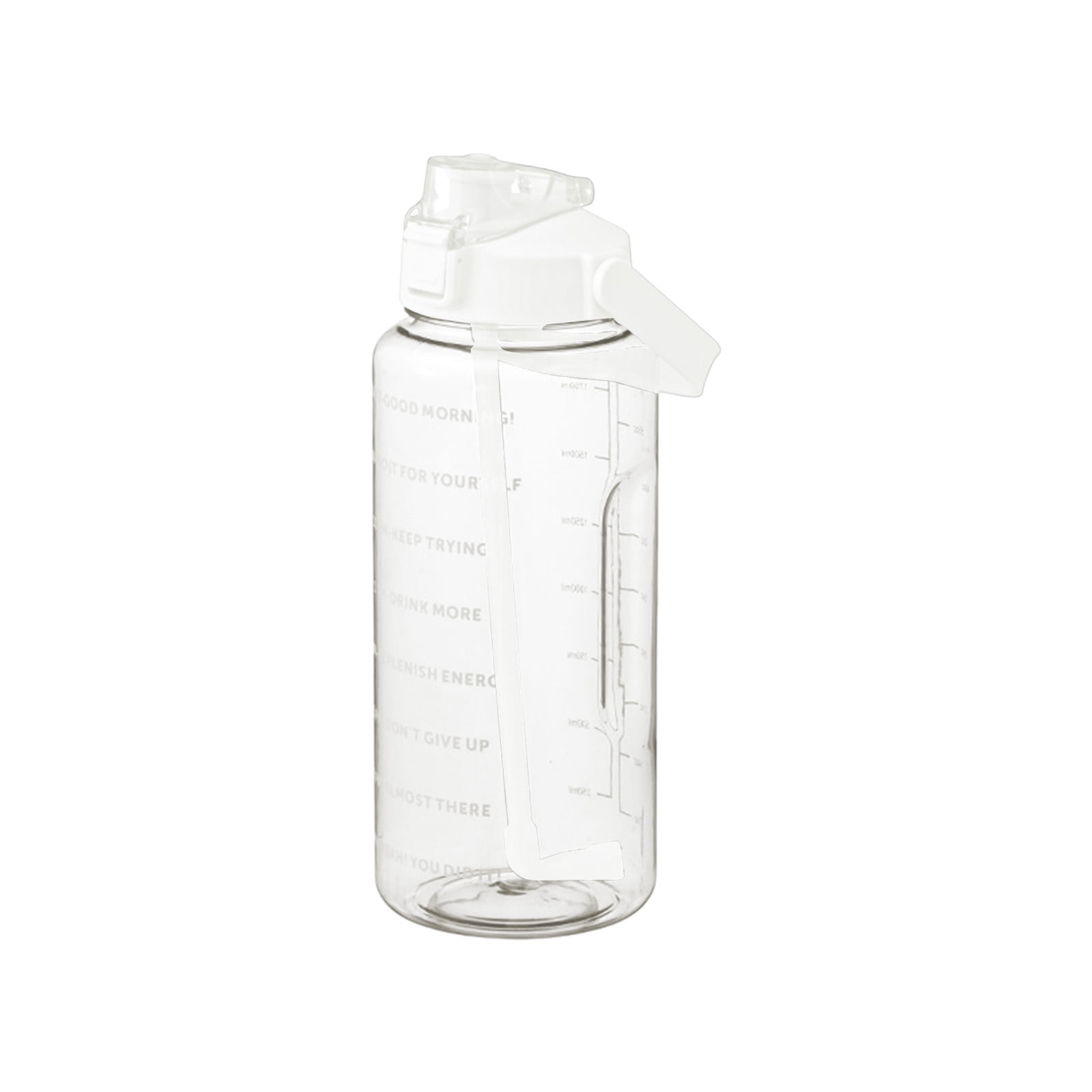 Click here for Generic White Transparent Gym Water Bottle 2000ml... prices