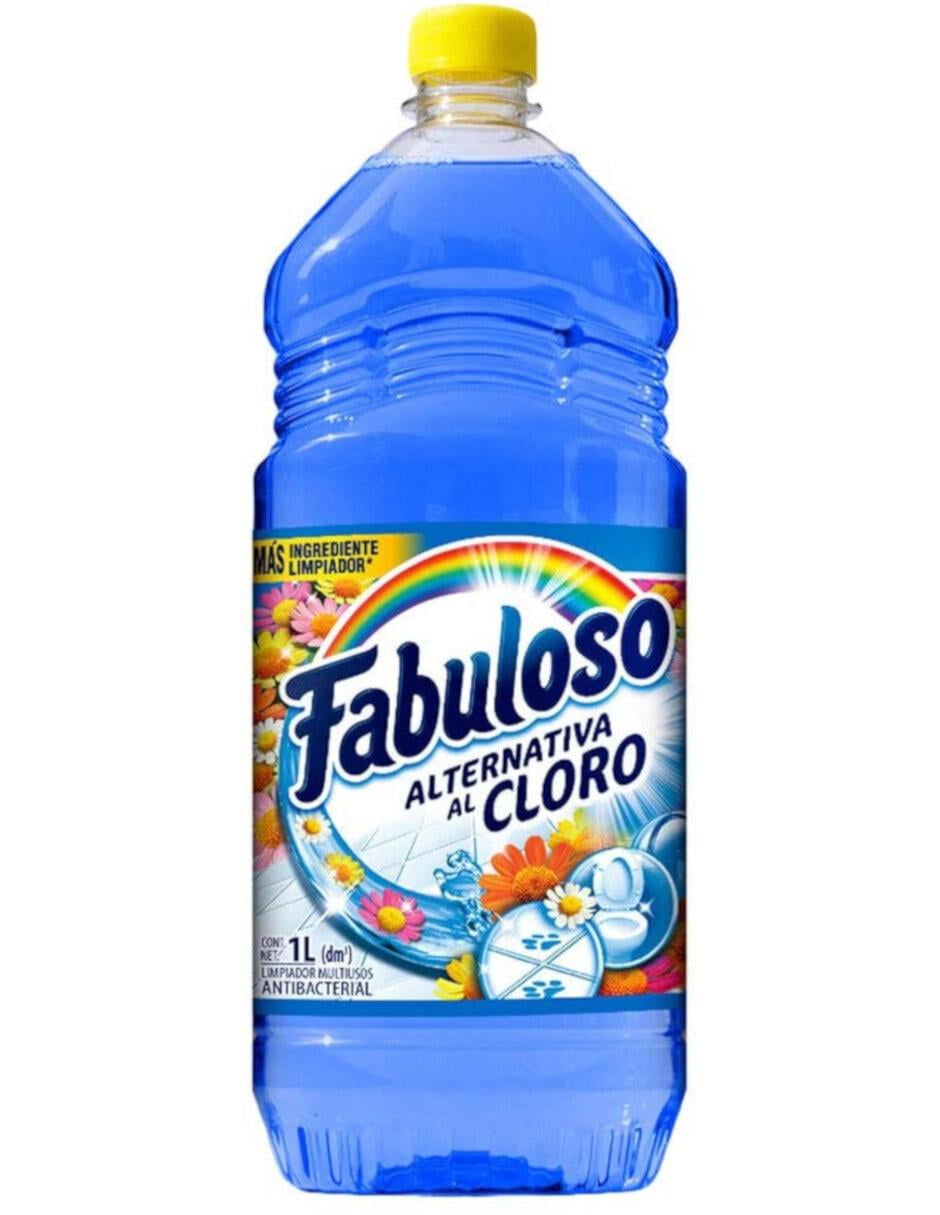 Pack de 12 Limpiador Fabuloso Cloro 1 L Fabuloso Cloro | Bodega Aurrera ...