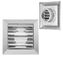 Uxcell 3 inch Dryer Vent Cover, 201 Stainless Steel Exterior Wall ...