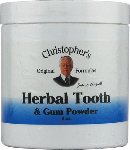 Herbal Tooth & Gum Powder, 2 oz, Christopher's Original Formulas ...