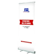 Instahibit 33"x79" Economy Retractable Roll up Banner Stand Display ...