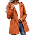 BiZtdJrK Rain Jackets for Women Lightweight Hooded Waterproof Rain ...