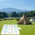 VOAVEKE Picnic Blankets Beach Mat Outdoor Impermeable Picnic Mat Outing ...