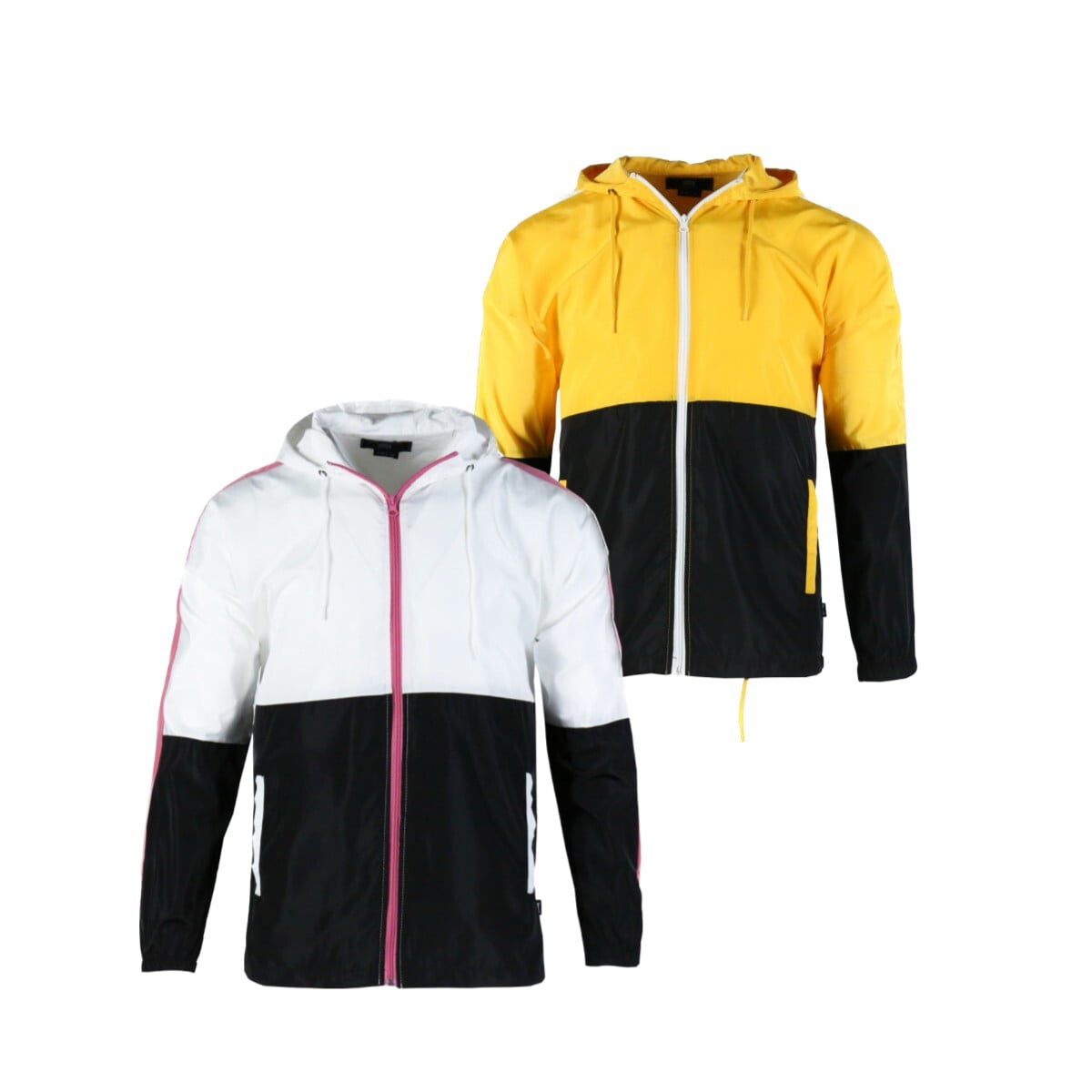 2-PACK Beautiful Giant Men's Trench Coat Lightweight Windbreaker With ...