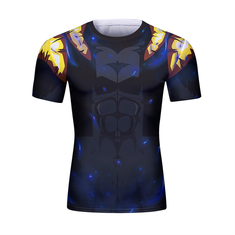 CosFitness Anime Gym Shirt, Funny Cosplay 3D Muscle Workout Clothes ...
