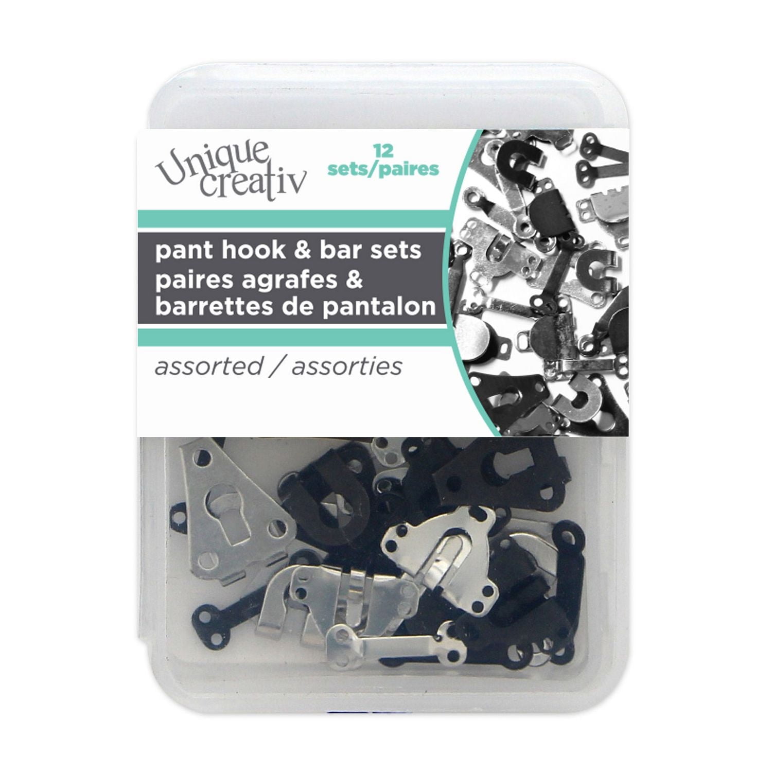 Click here for Unique Creativ Assorted Pant Hook & Bar Sets - 12... prices