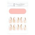 Salon Perfect Artificial Nails, 129 Liquid Gold Flake, File & Glue ...