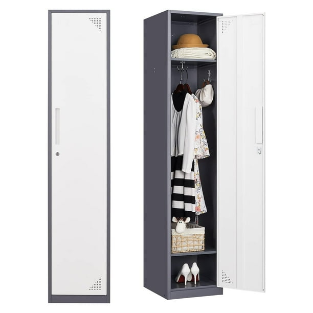 MIIIKO Metal Locker for Gym, School, Office, 71" Metal Storage Locker ...