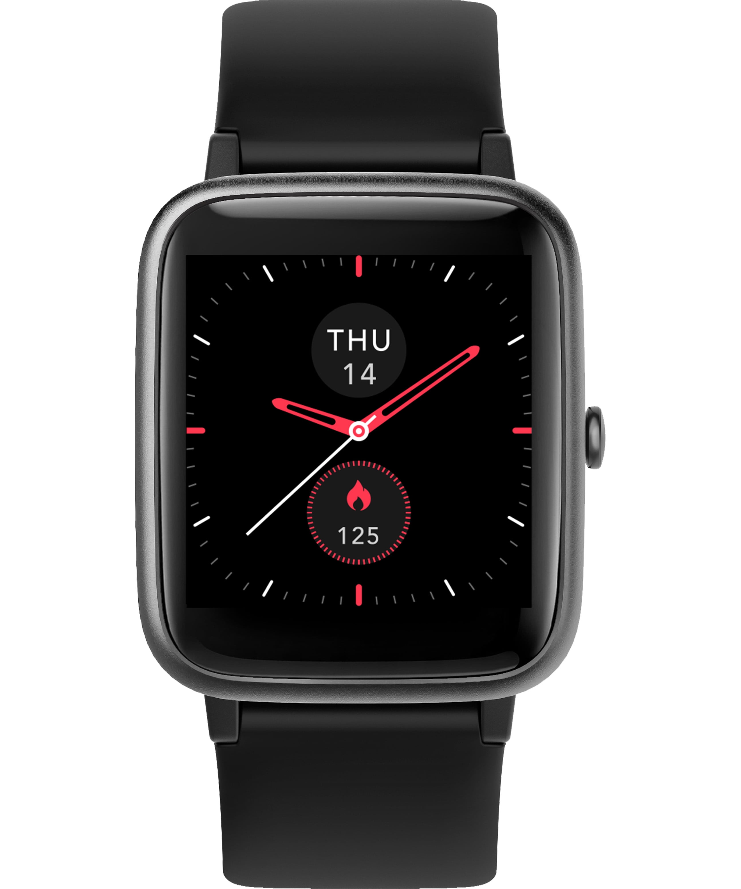 Timex iConnect Active+ 38mm Black PU Strap Smart Watch - Walmart.com