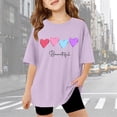 Bmisegm Toddler T Shirts Letter Printed Short Sleeve Crewneck Soft ...