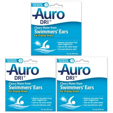 Auro-Dri Ear Drying Aid Ear Drops, 1 oz HSA/FSA Eligible - Walmart.com