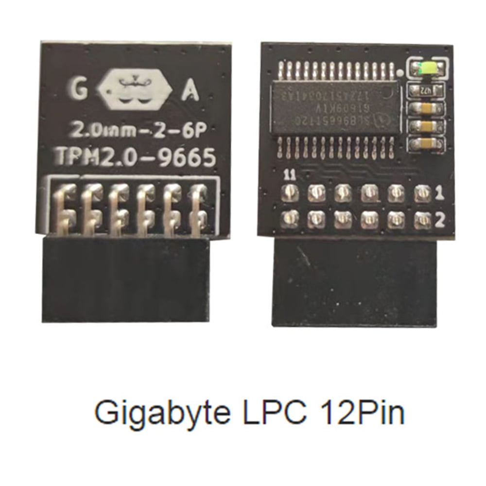 Buy SNOWINSPRING LPC TPM 2.0 Encryption Security Module Remote Card ...