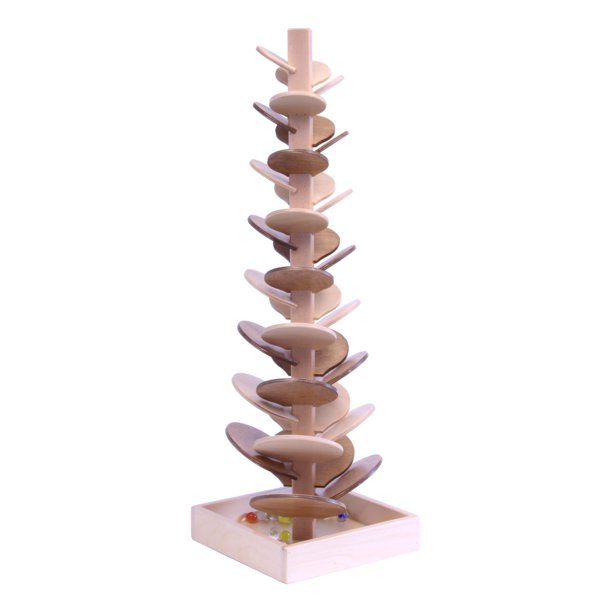 AmishToyBox.com Marble Tree Wooden Toy - CPSIA-Approved Child-Safe ...