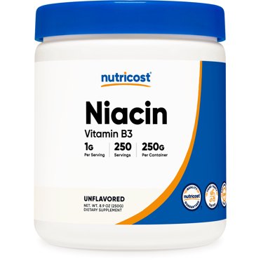 Nutricost Niacin (Vitamin B3) 500mg, 240 Capsules - Gluten Free and Non-GMO Supplement - Walmart.com