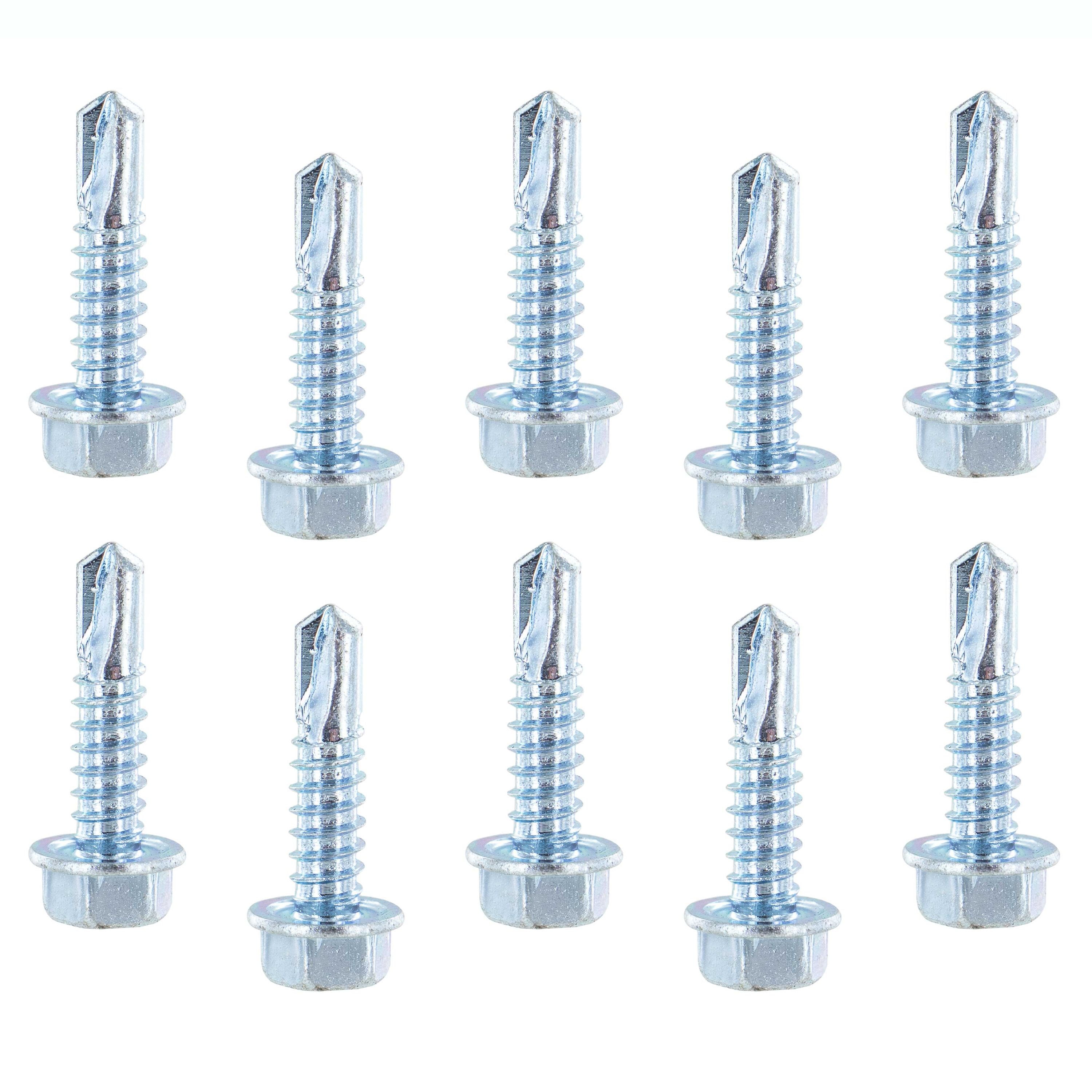 US Cargo Control E Track Fasteners, 1 Inch Hex Screw, Self Drilling Tip ...