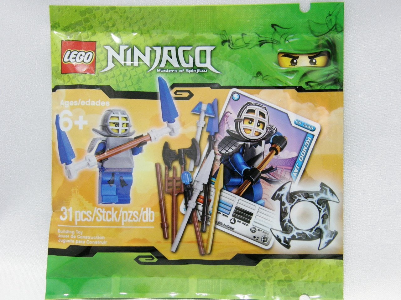 LEGO Ninjago Exclusive Mini Figure Set #5000030 Kendo Jay Bagged LEGO ...