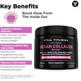 Vital Vitamins Vegan Collagen Booster Powder - Made with Amino Acids ...