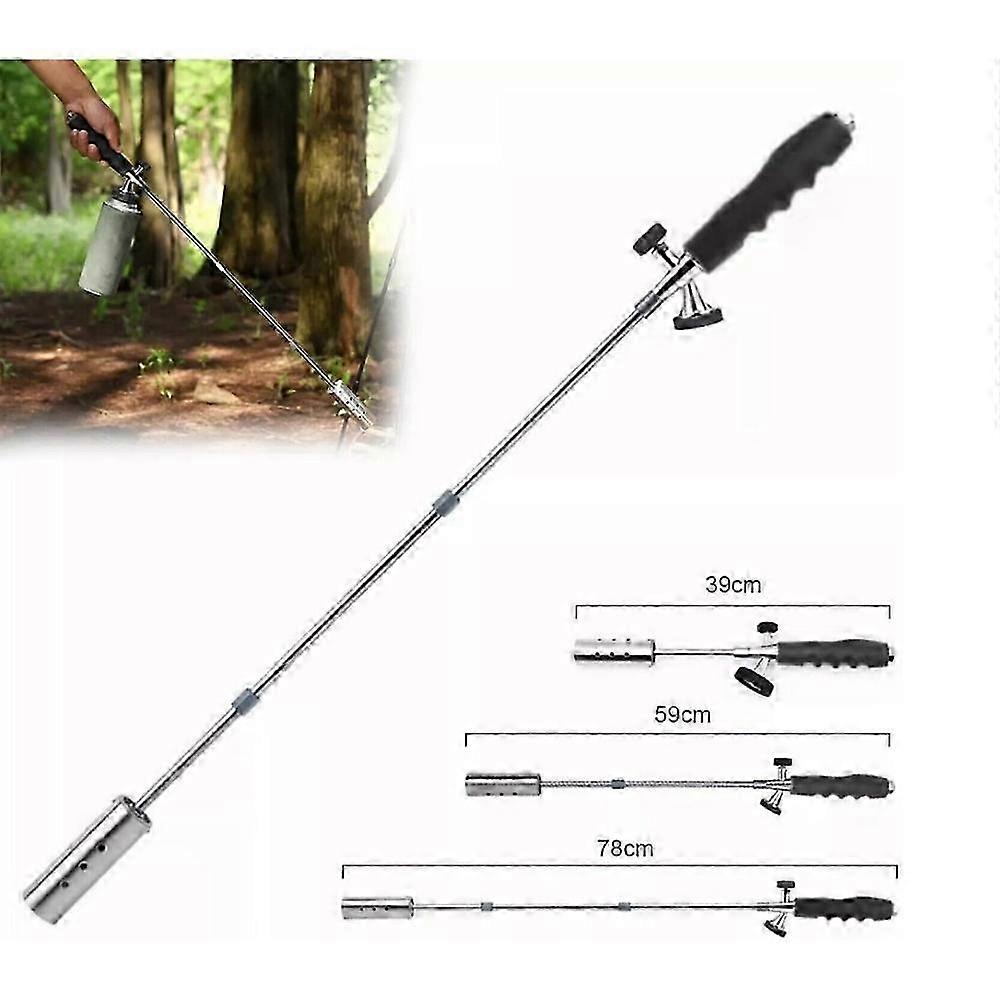 Antorcha de maleza de brazo largo desmontable Sherem y válvula de control de llama para jardín y ...