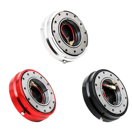 MASO 6-Hole Slim Steering Wheel Hub Adapter, Quick Release Snap Off ...