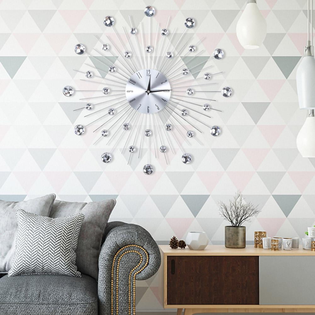 Click here for Lyumo Metallic Wall Clock  Decorative Clock sparkl... prices