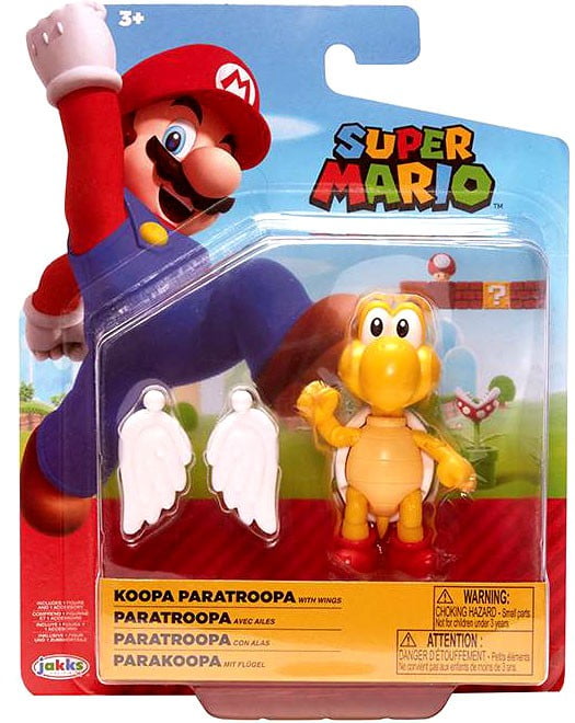 Nintendo Super Mario Koopa Paratroopa Action Figure Set, 2 Pieces ...