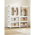 70CM/ 27.55in Large Foldable Storage Box With Wheels And Lid, Stackable ...