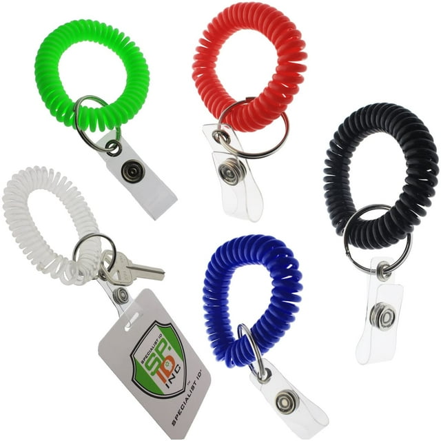 25 Pack - Ultimate Wrist Coil Camper Keychains for Work and Play ...