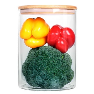 Large Glass Food Jar 100 OZ（3000ml） Thickened Containers with Sealed ...