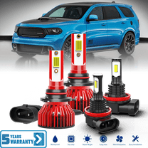 Fit for Toyota Rav4 2016 2017 2018 – 9012+H11 LED Light Bulbs Combo 4 ...