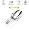 Ice Scoop For Freezer,6 Oz Ice Scoop For Ice Machine Metal Ice Scoop ...